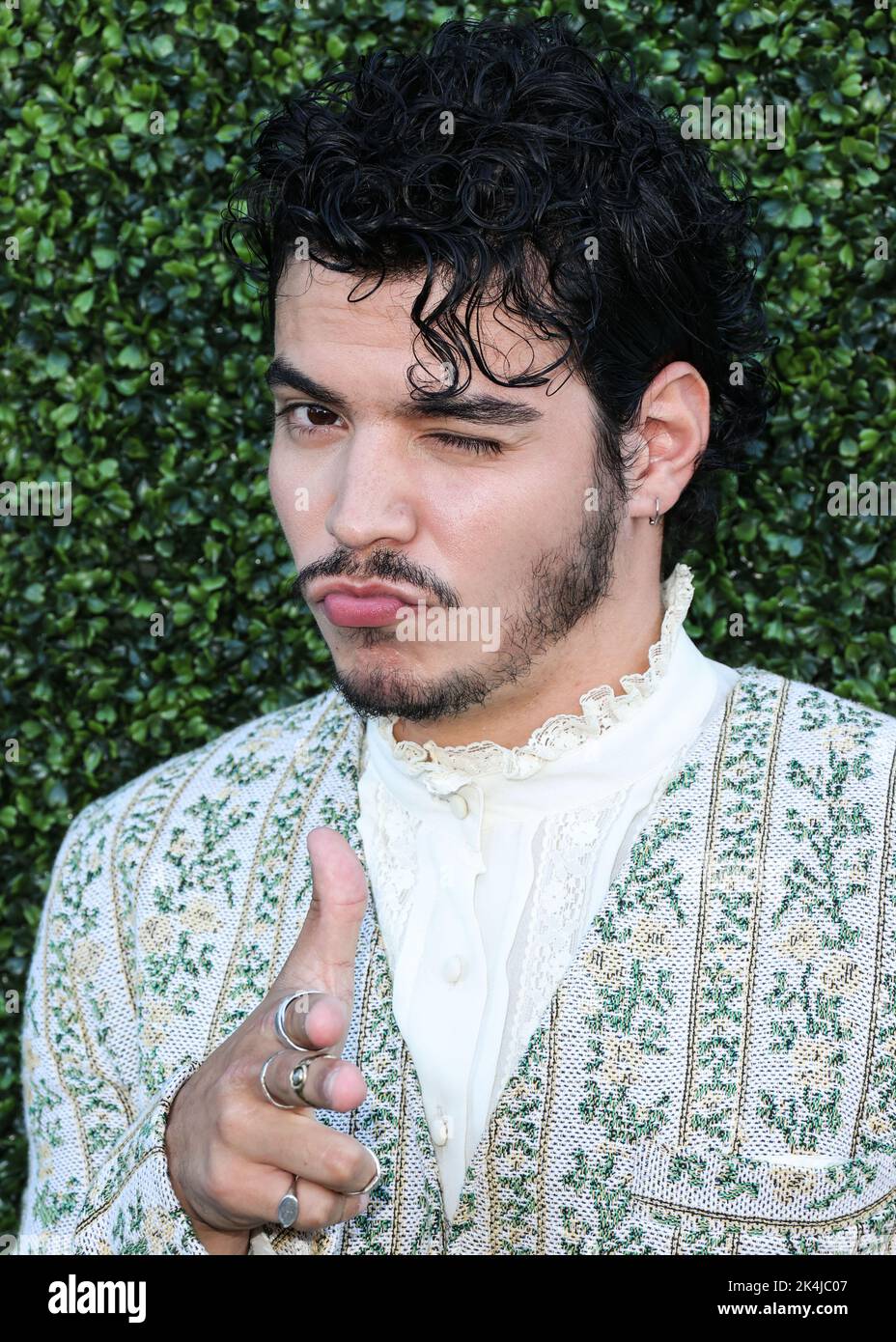 LOS ANGELES, CALIFORNIA, USA - OCTOBER 02: American actor Aaron ...