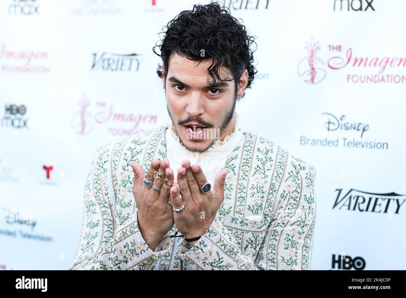LOS ANGELES, CALIFORNIA, USA - OCTOBER 02: American actor Aaron ...