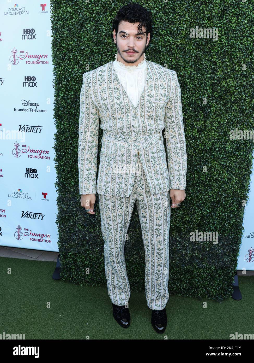 LOS ANGELES, CALIFORNIA, USA - OCTOBER 02: American actor Aaron ...