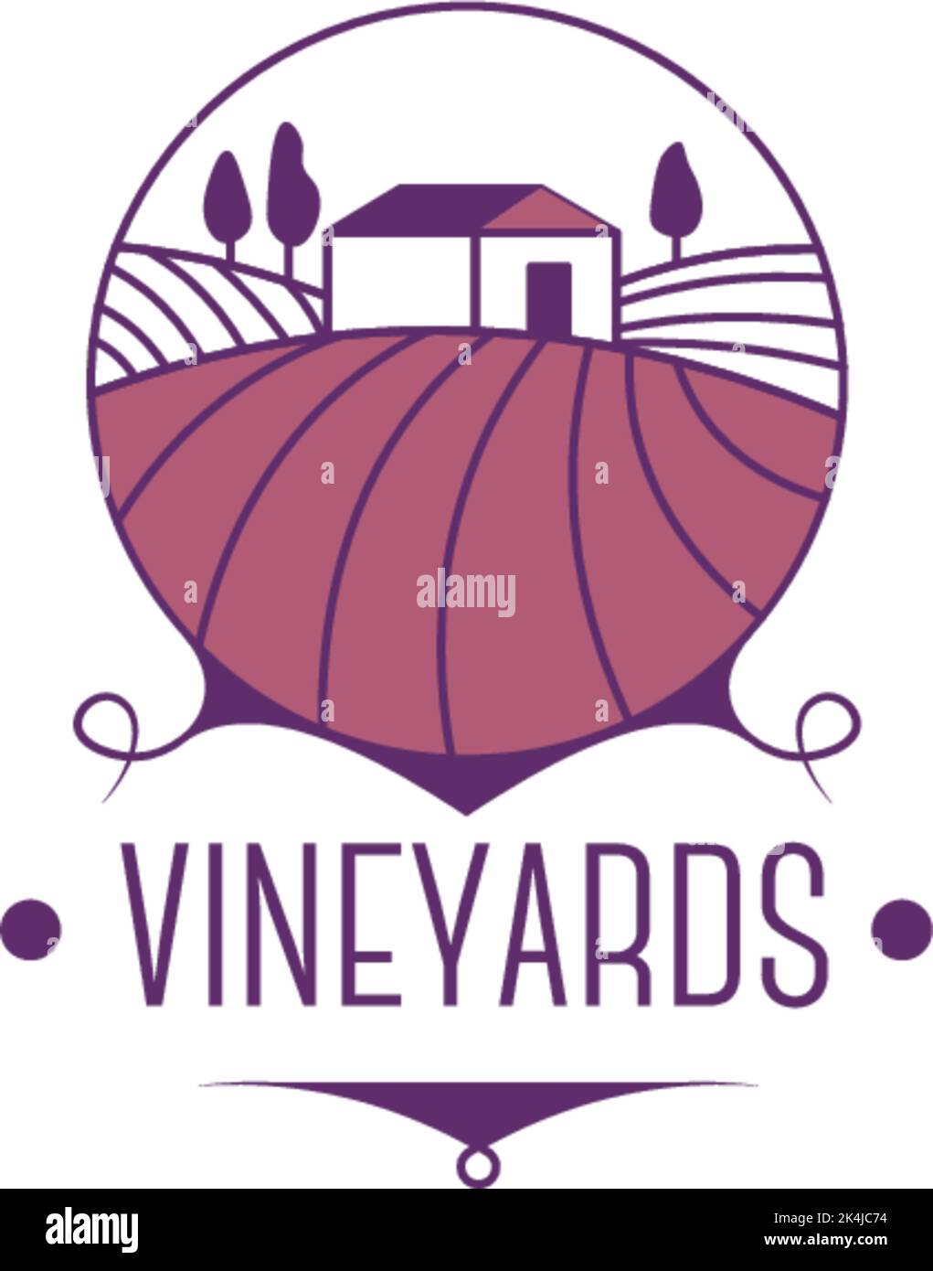 Grape yards Stock Vector Images - Alamy