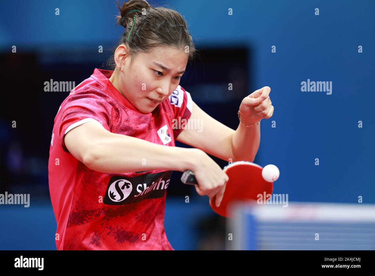 Chengdu, China's Sichuan Province. 3rd Oct, 2022. Yoon Hyobin of South ...