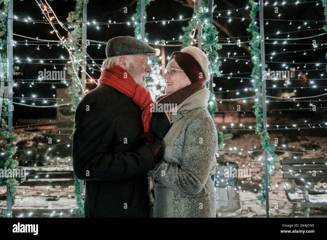 Couple in love feeling cozy Stock Photo - Alamy
