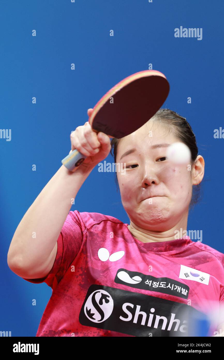 Chengdu, China's Sichuan Province. 3rd Oct, 2022. Lee Zion of South ...