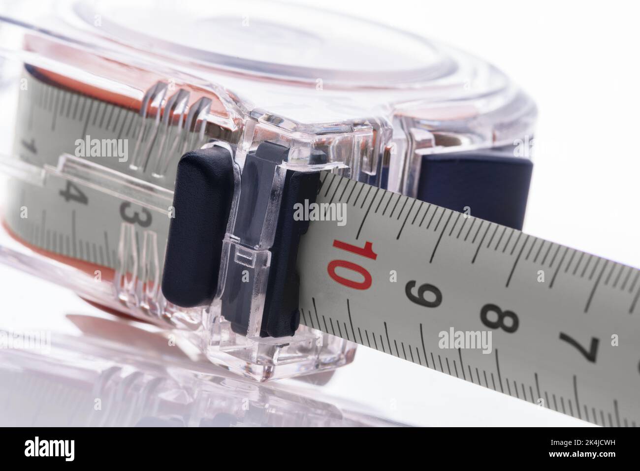 Close-up measuring tape tool Stock Photo - Alamy
