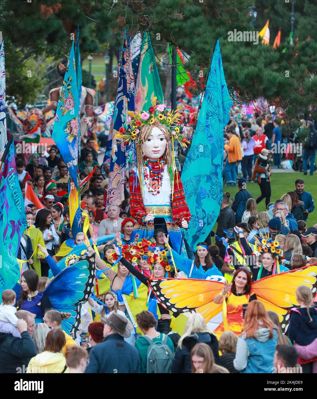 Bournemouth, UK. 2nd October 2022. Hundreds of dancers and musicians ...