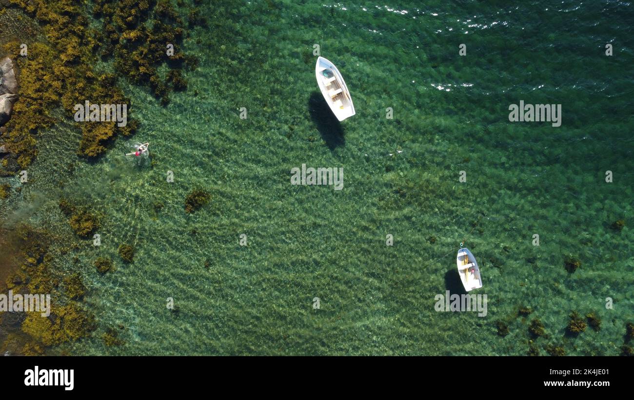 Aerial view of ocean bech hi-res stock photography and images - Alamy