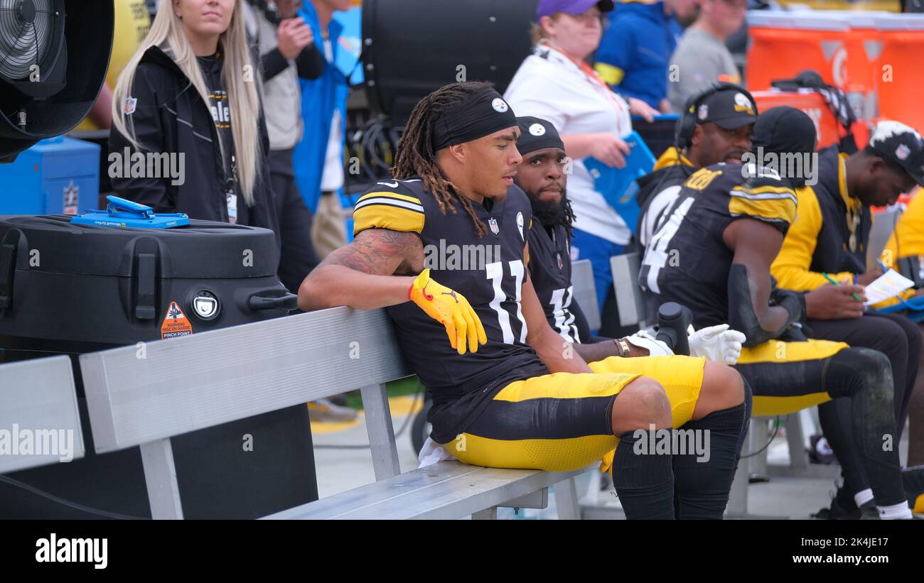 Pittsburgh, USA. Acrisure Stadium. 2nd Oct, 2022. Chase Claypool #11 ...