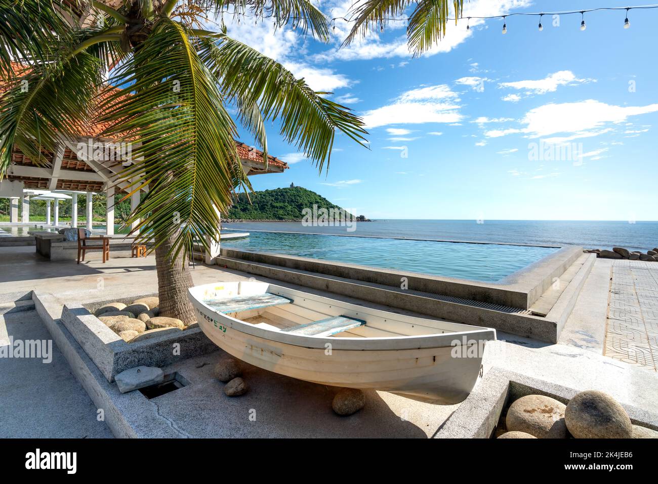 Quynh Vien 4-star resort - August 27, 2022: Swimming pool of Quynh Vien ...