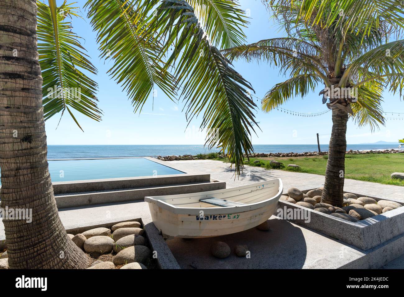 Quynh Vien 4-star resort - August 27, 2022: Swimming pool of Quynh Vien ...