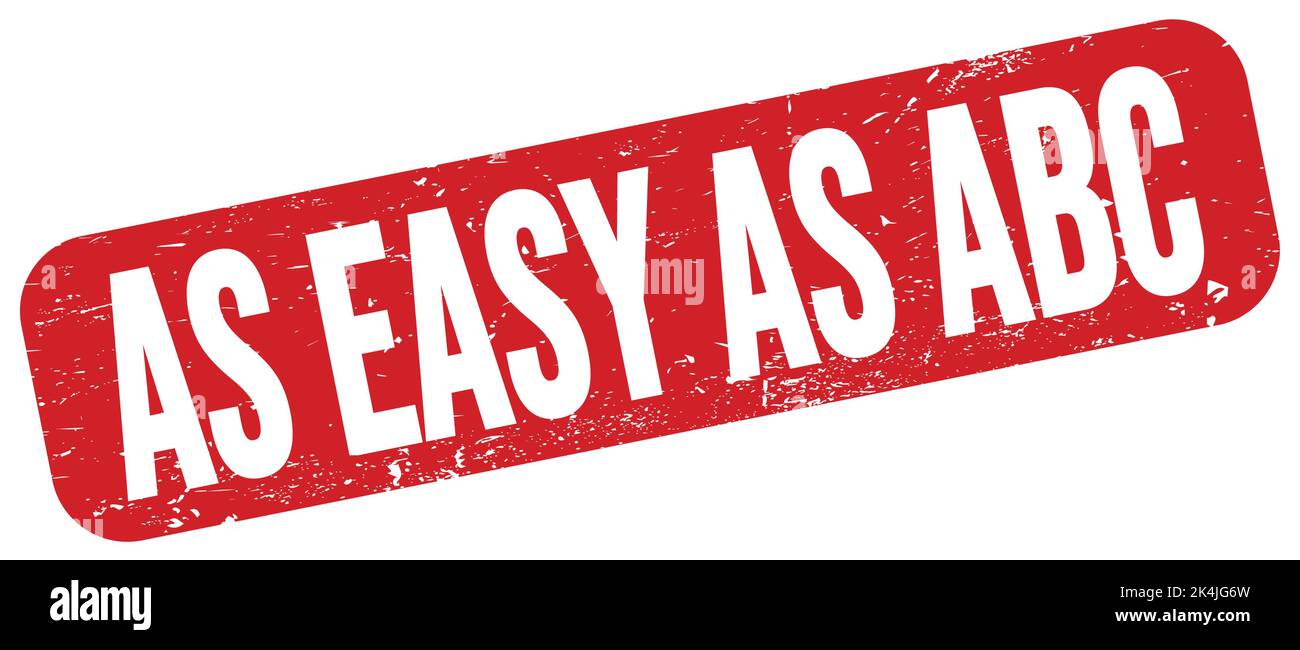 Easy abc text on Cut Out Stock Images & Pictures - Alamy