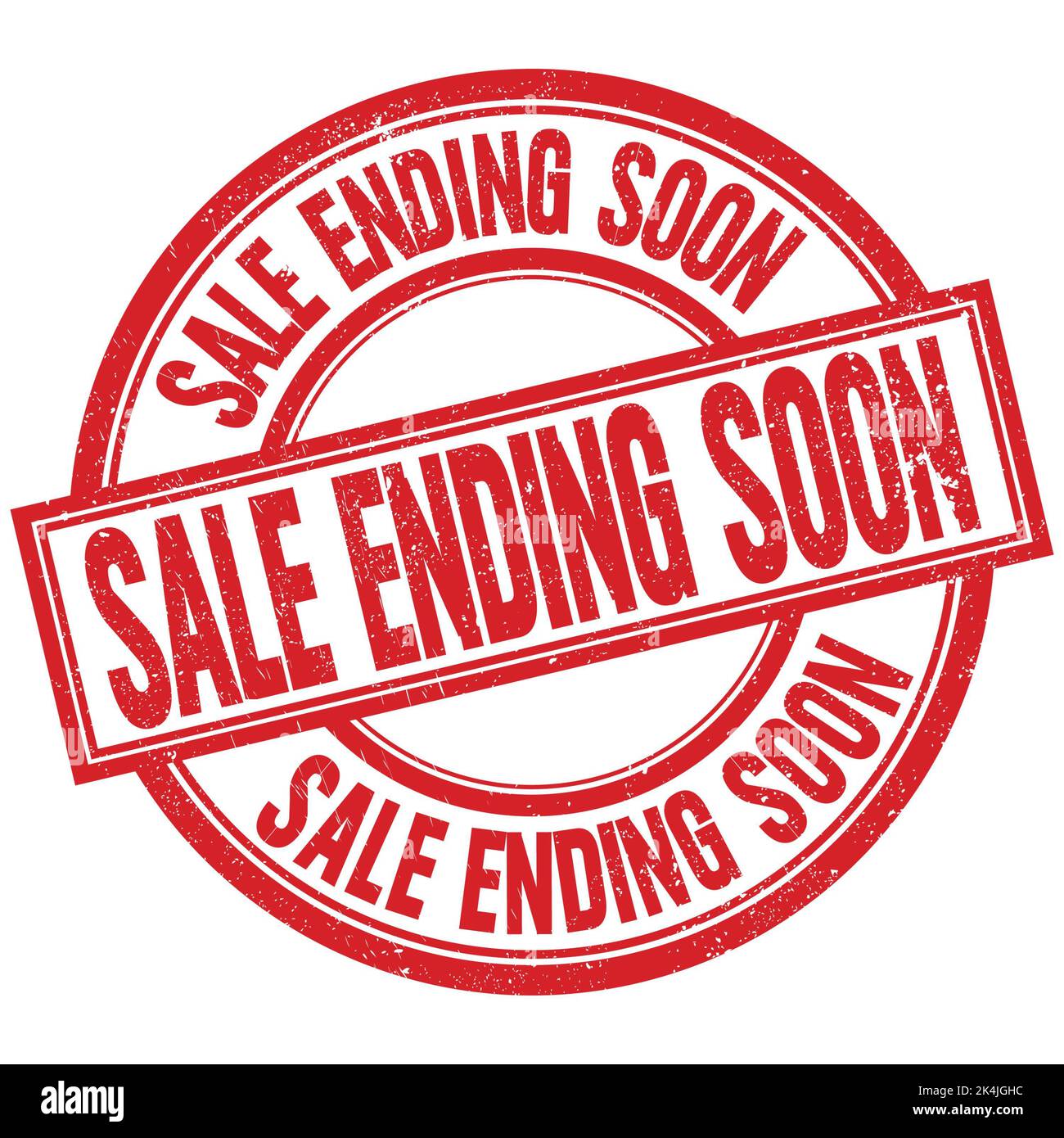 SALE ENDING SOON text written word on red round stamp sign Stock Photo ...