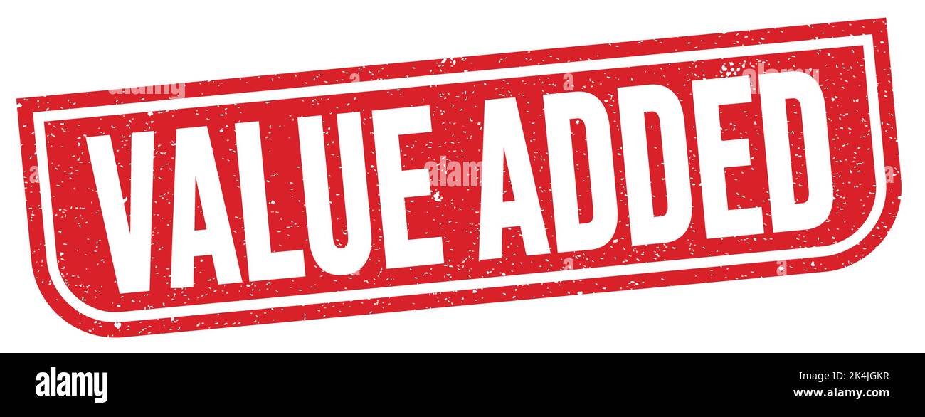 Stamp text value added hi-res stock photography and images - Alamy