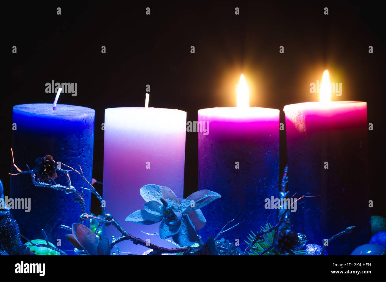 Fourth week of advent hi-res stock photography and images - Alamy