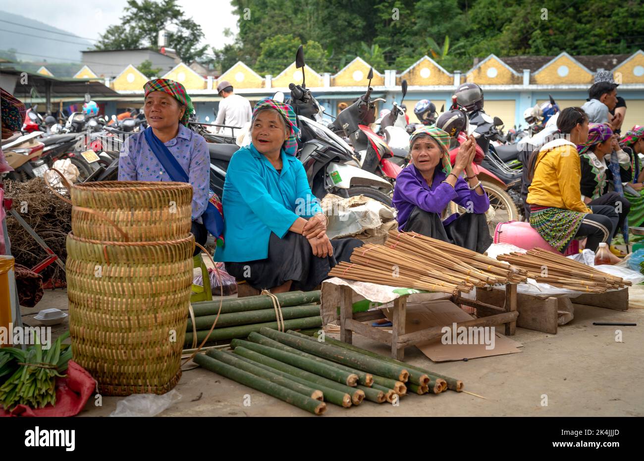 San Thang Market, Lai Chau Province, Vietnam - September 4, 2022 ...