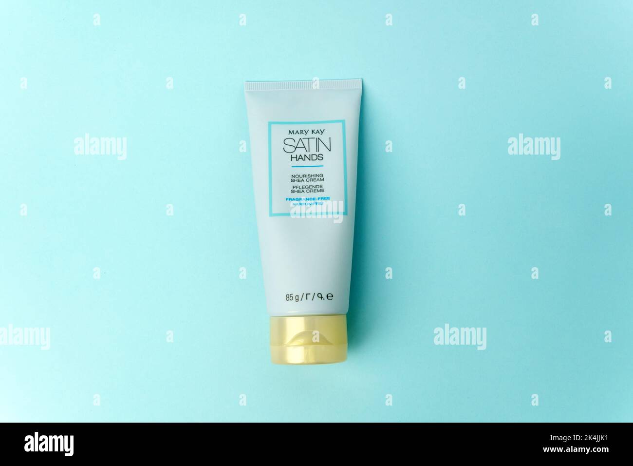 Tyumen, Russia-July 19, 2022: Skin care products from the company Mary ...