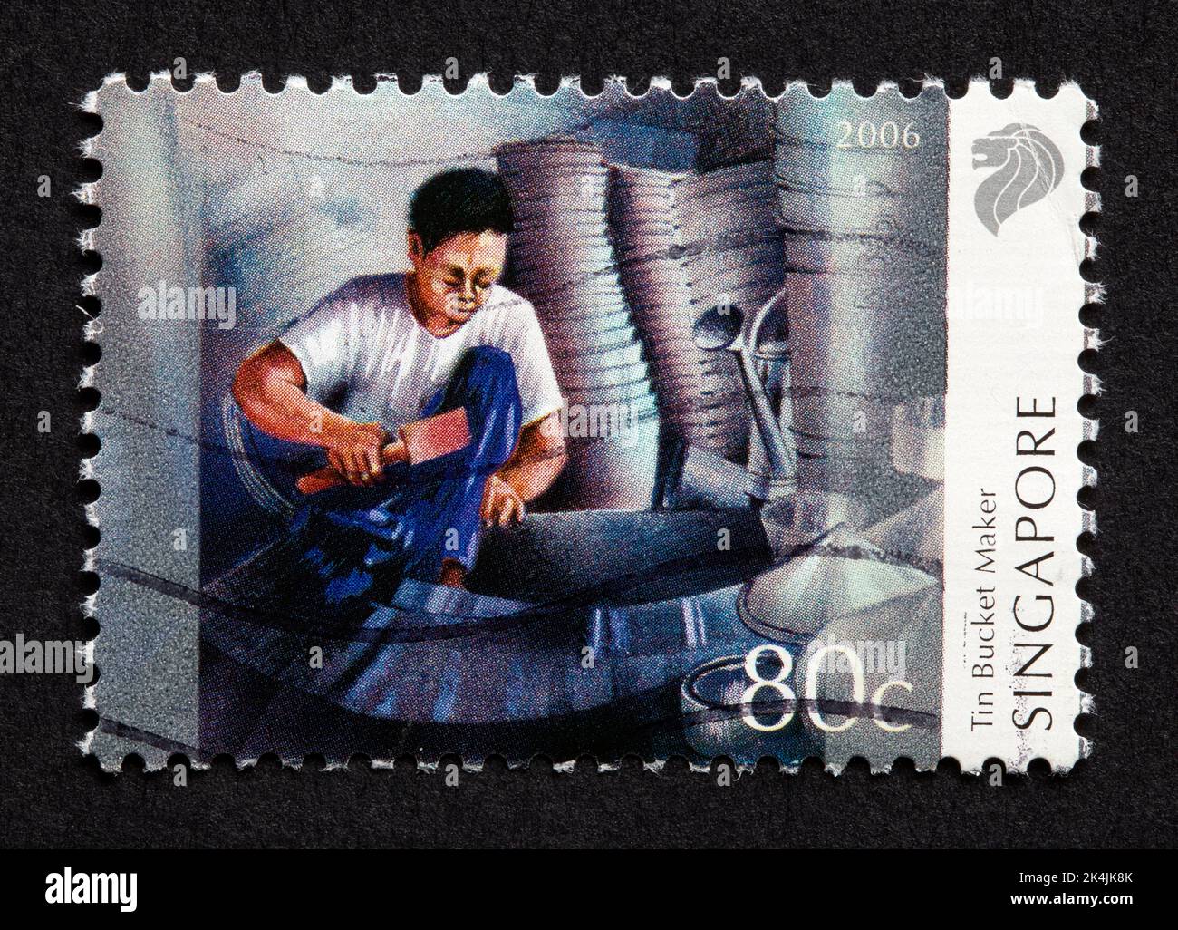 Singapore stamp stamp collection hi-res stock photography and images ...