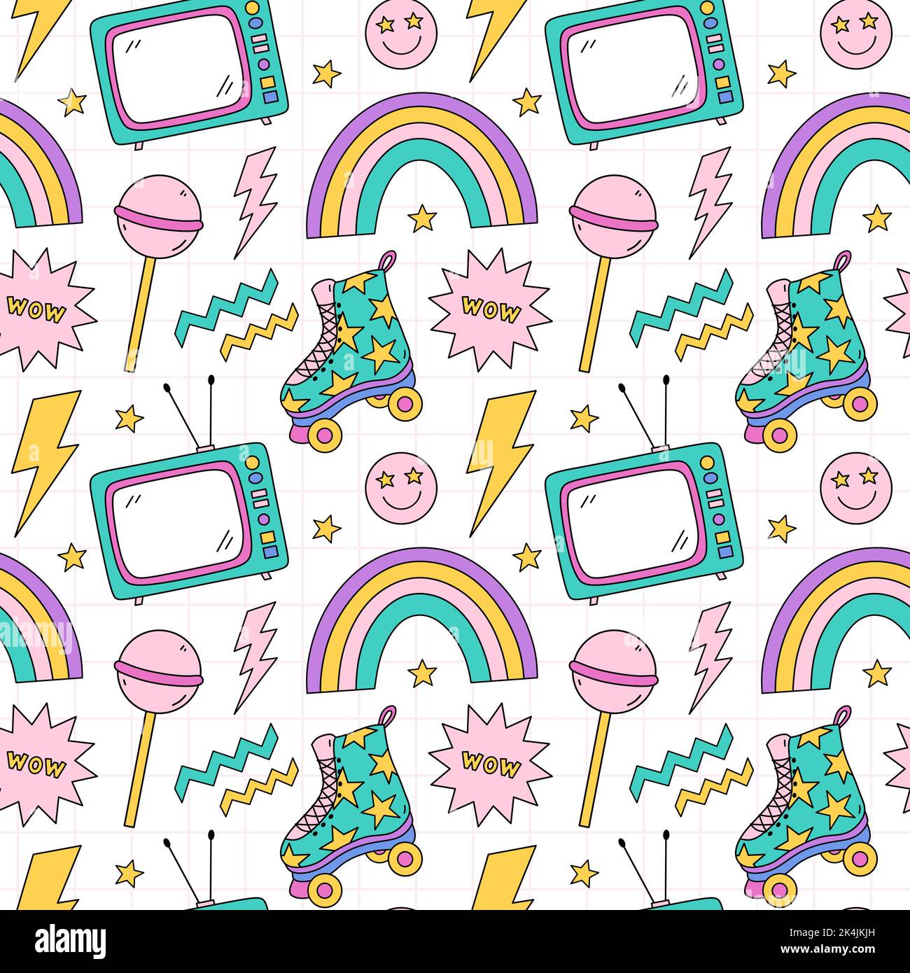 1990s 1980s nostalgia Stock Vector Images - Alamy