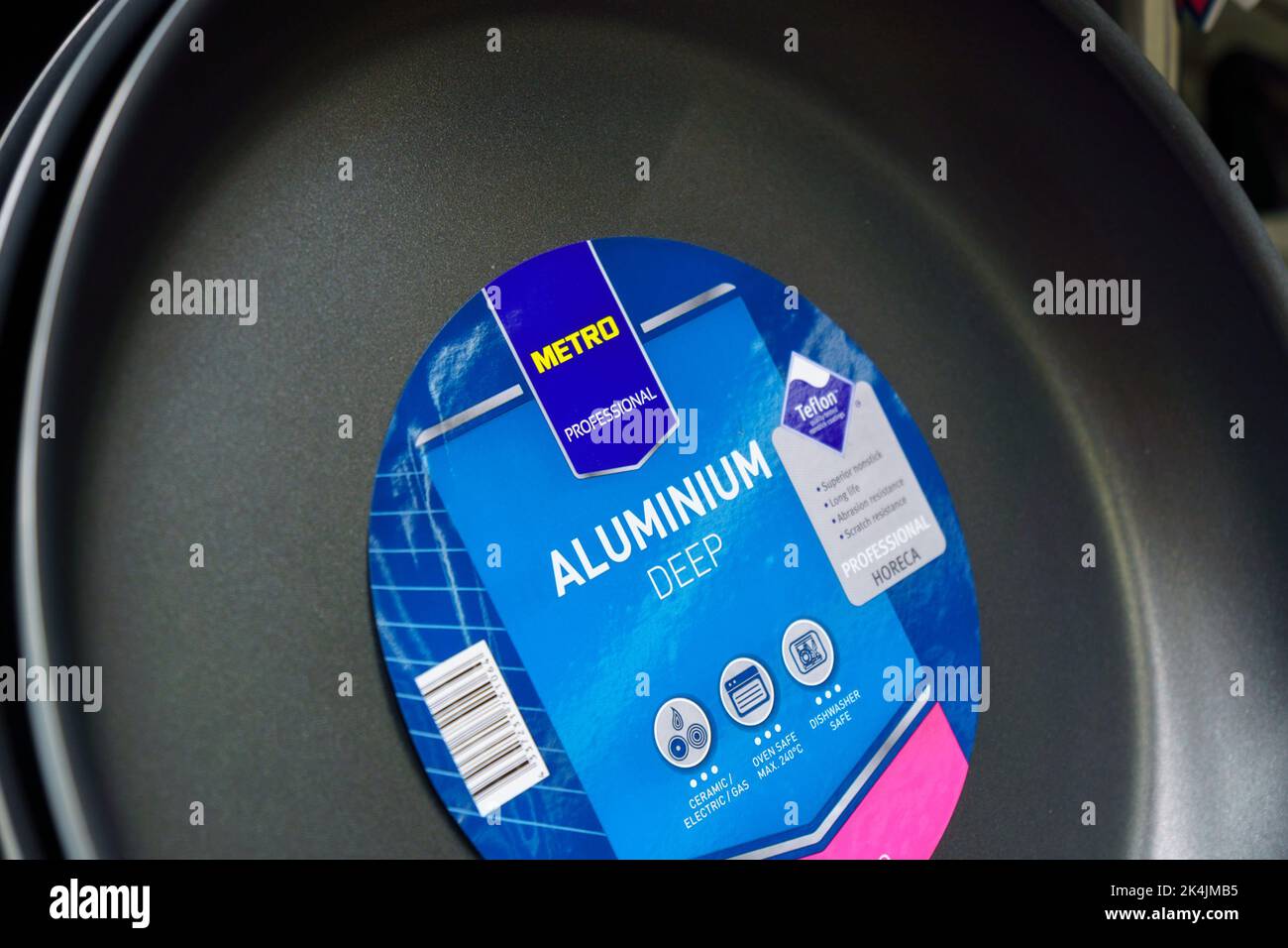 Tyumen, Russia-September 27, 2022: Metro logo german multinational ...