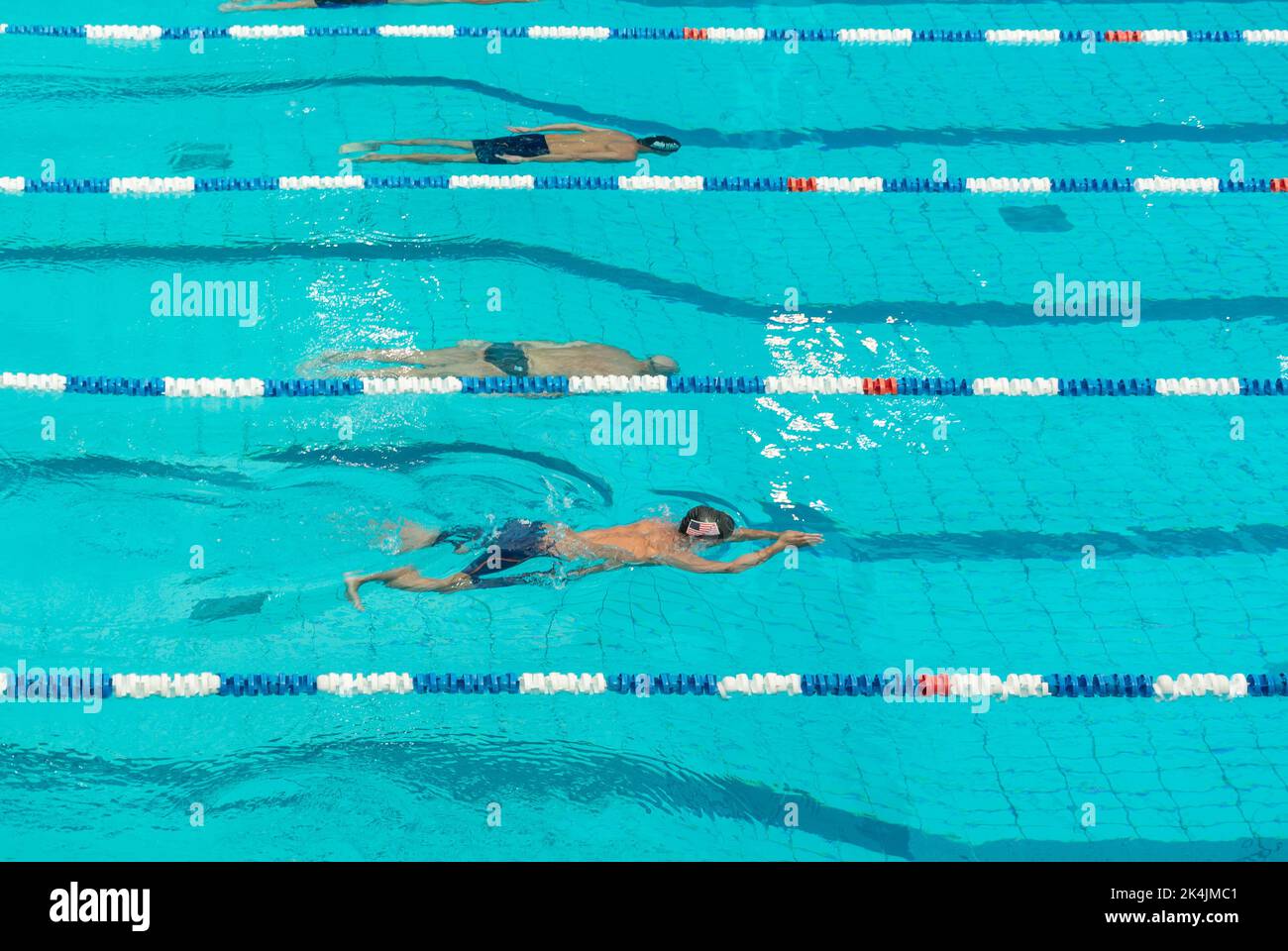 Athletic male swimmer hi-res stock photography and images - Alamy