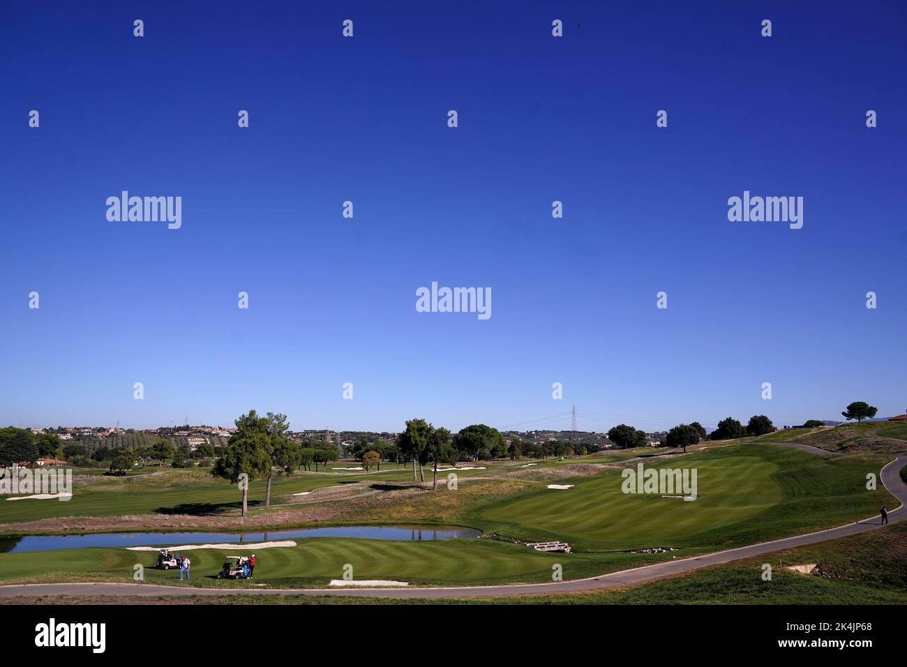 A general view at the Marco Simone Golf and Country Club in Rome, Italy ...