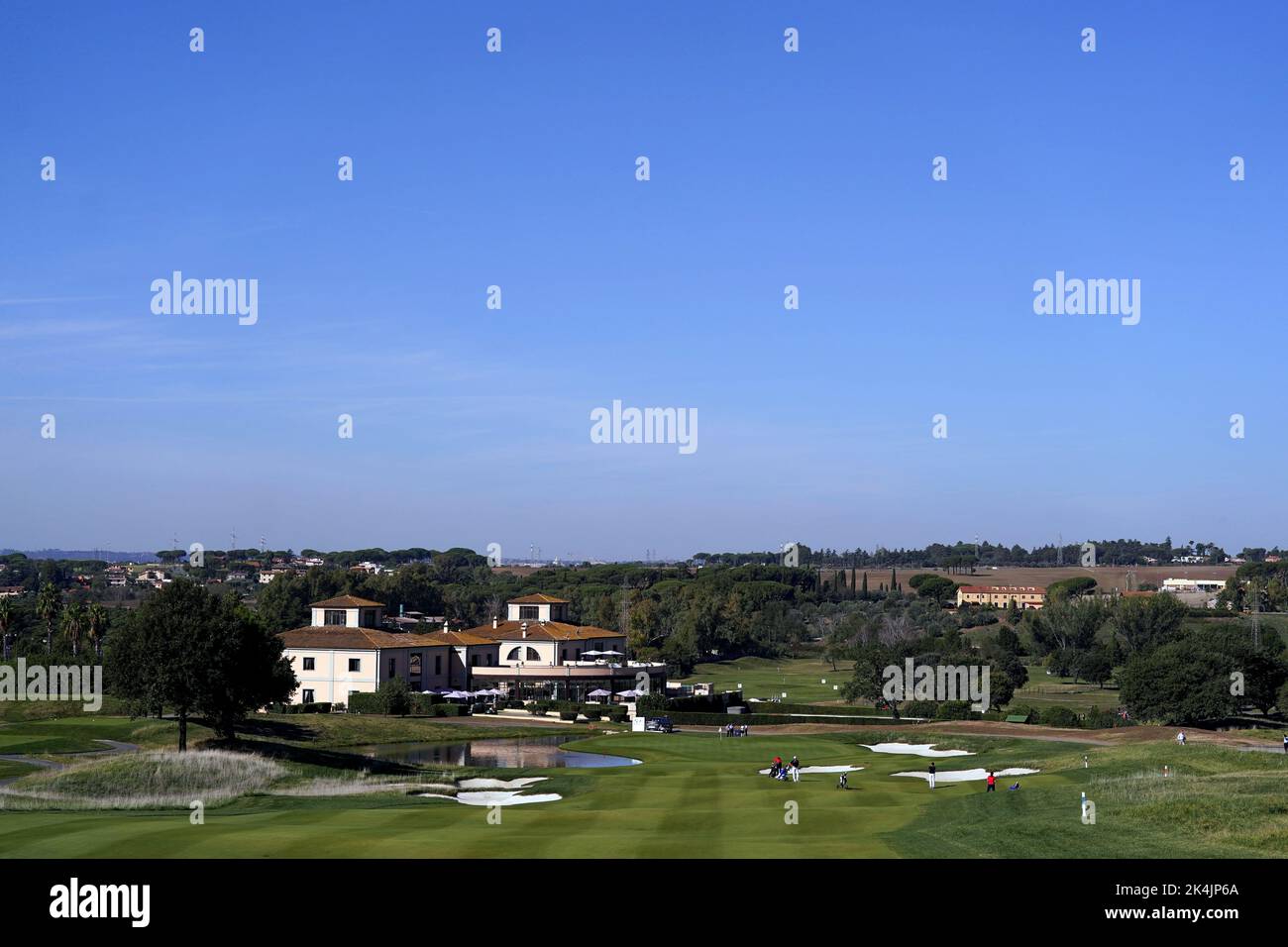 A general view at the Marco Simone Golf and Country Club in Rome, Italy ...
