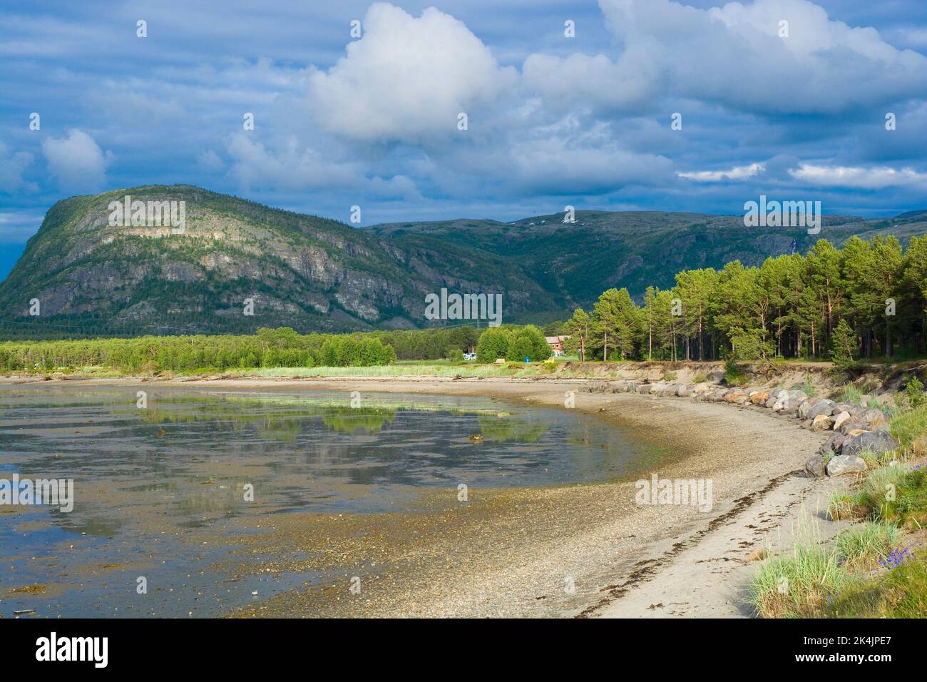 Lathari beach at Altafjorden coast, Norway Stock Photo - Alamy