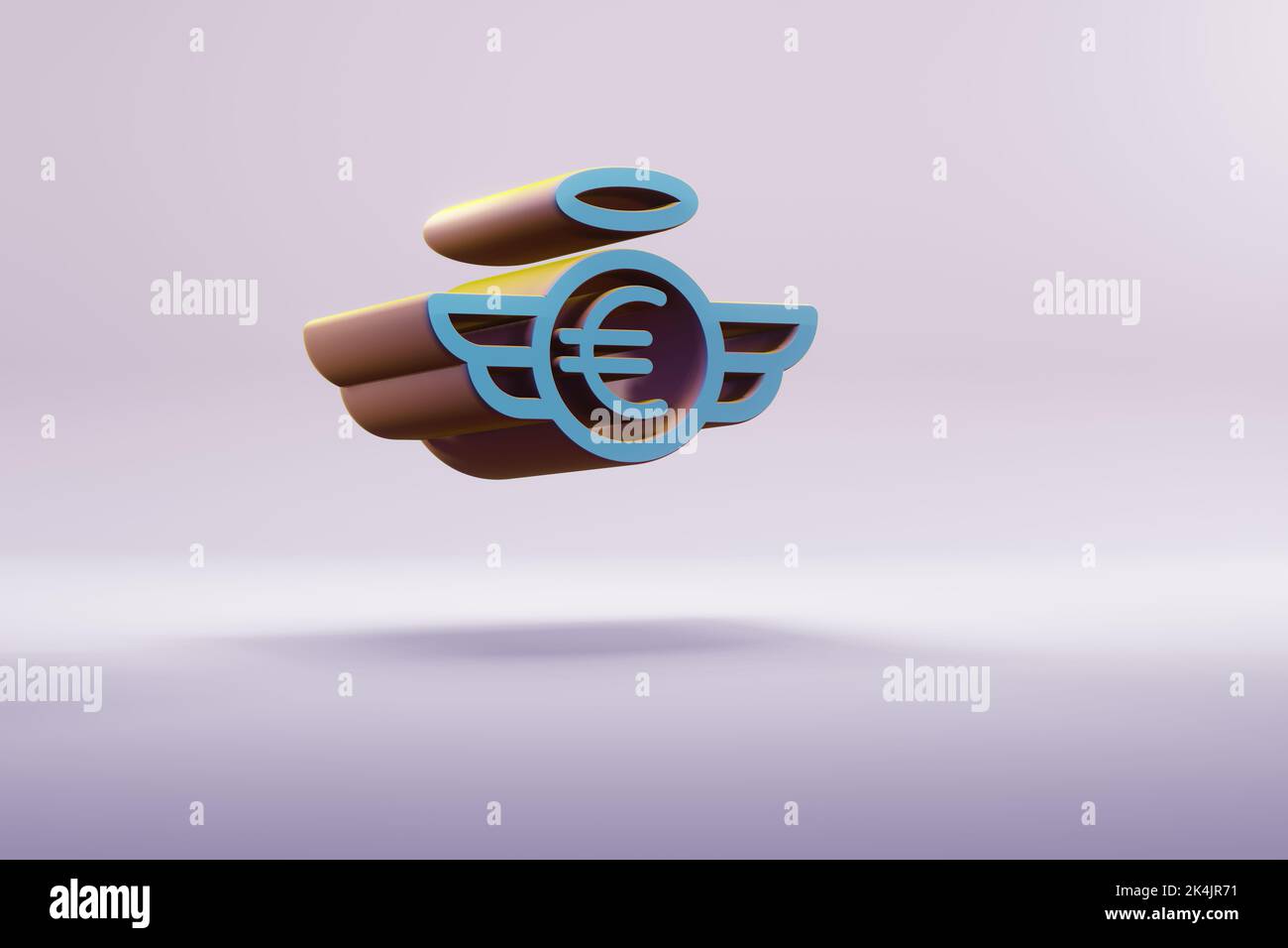 Beautiful illustration Blue EURO Price symbol icons on a bright pink ...
