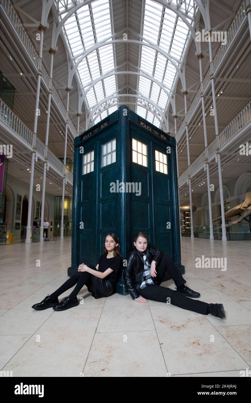 Edinburgh 3rd October 2022. Calling Notice reminder - TARDIS lands in ...