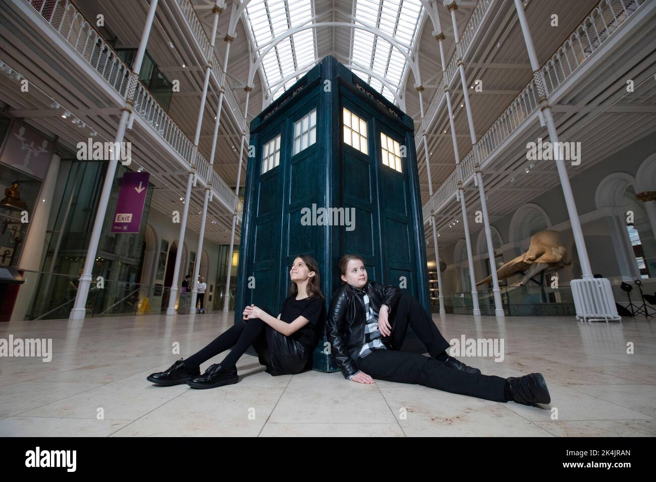 Edinburgh 3rd October 2022. Calling Notice reminder - TARDIS lands in ...