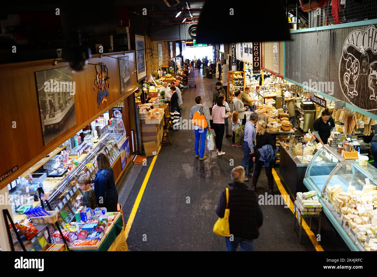 Inside Central Market in Adelaide, South Australia Stock Photo - Alamy
