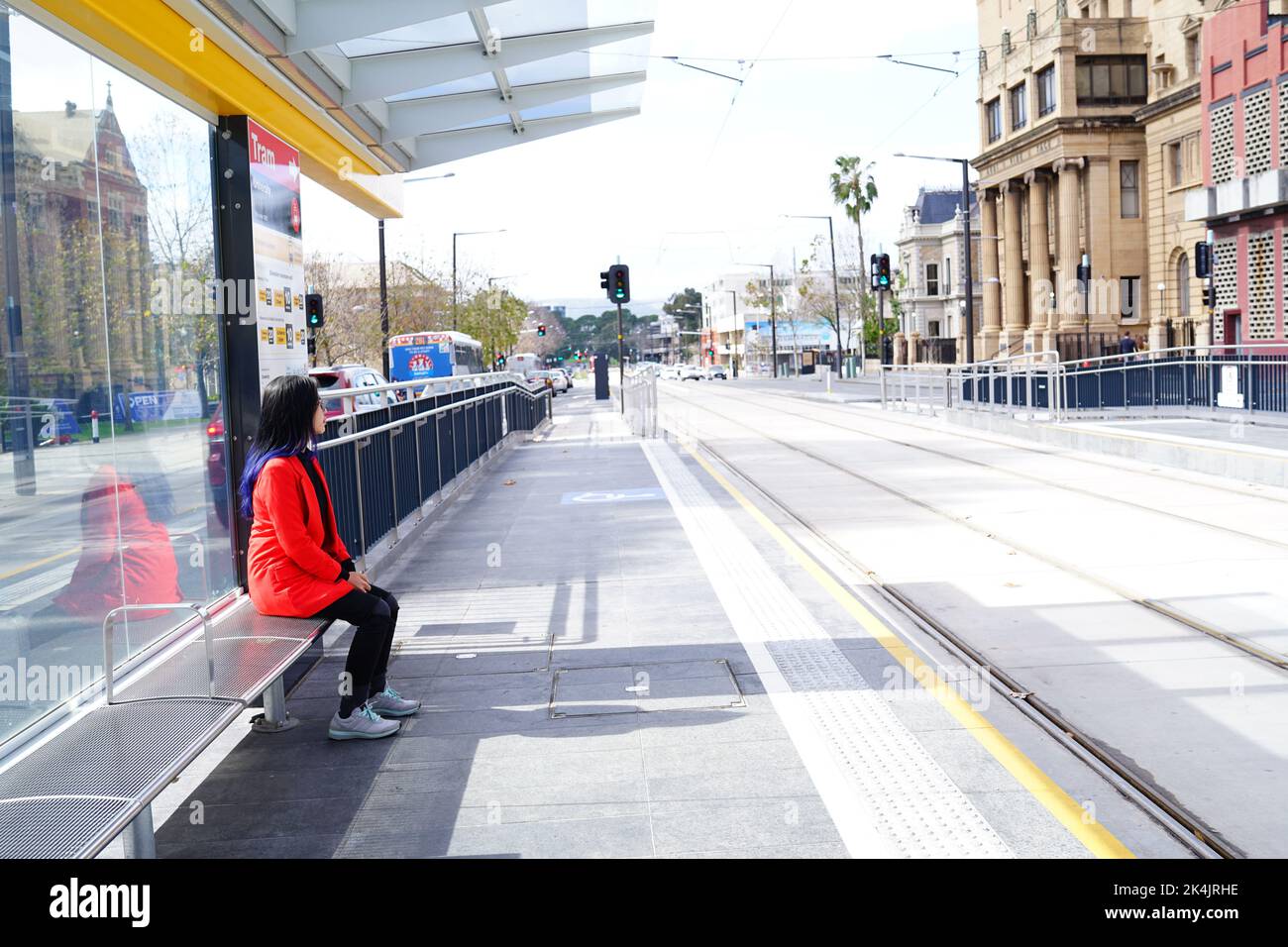 Bus stop australia hi-res stock photography and images - Alamy