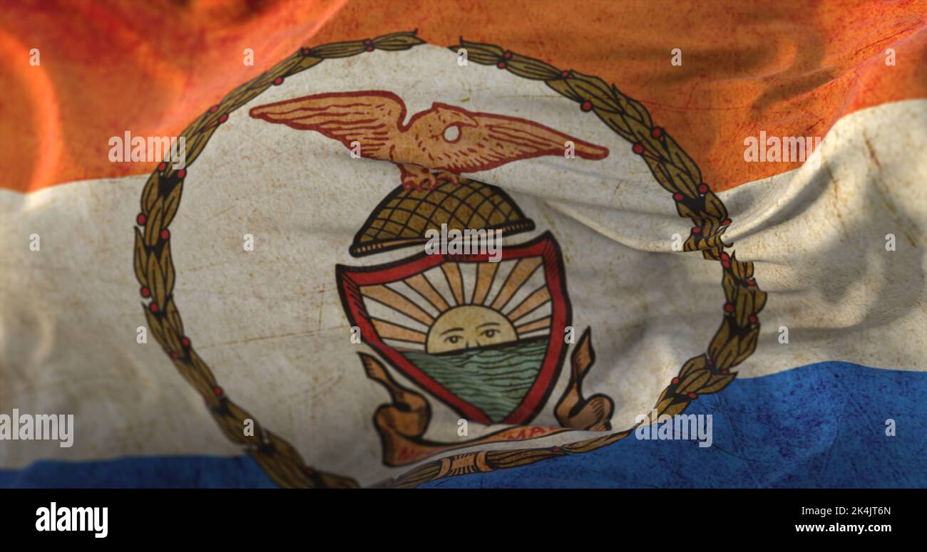 The Bronx old flag, county of the state of New York, in United States ...