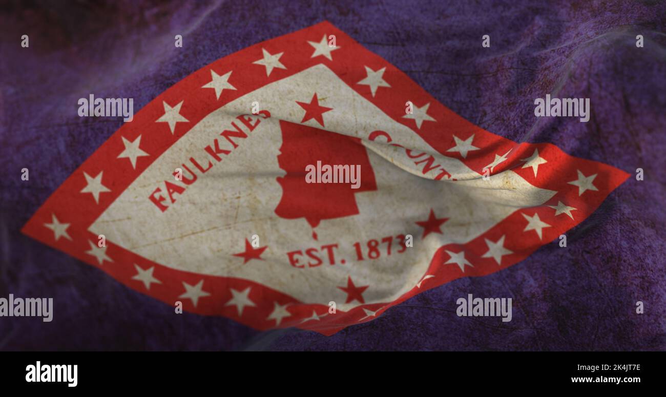 Old flag faulkner county state hi-res stock photography and images - Alamy
