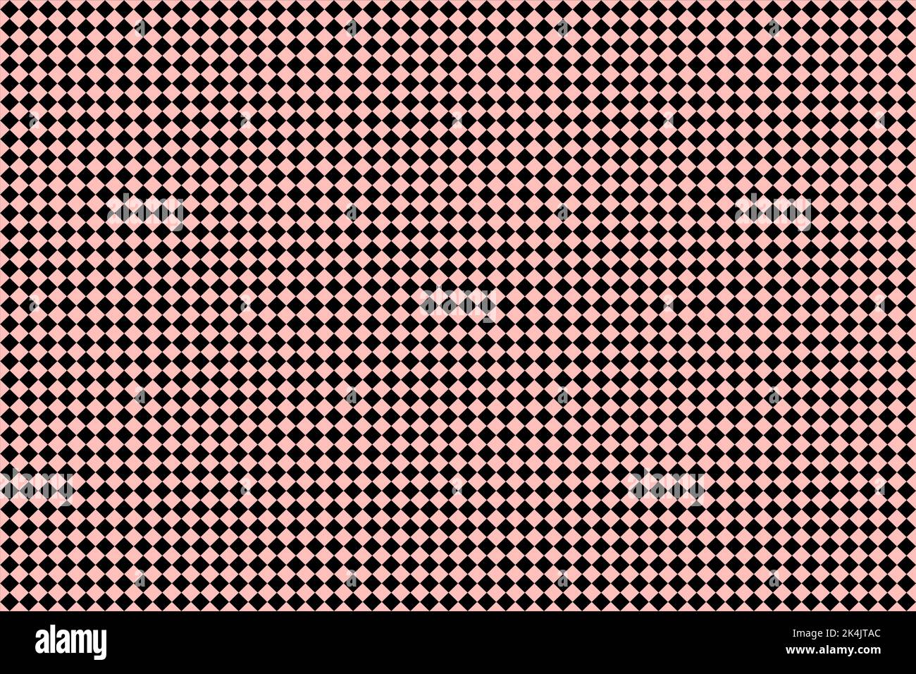 Pink and black Checkered diamond background seamless pattern. Vector ...