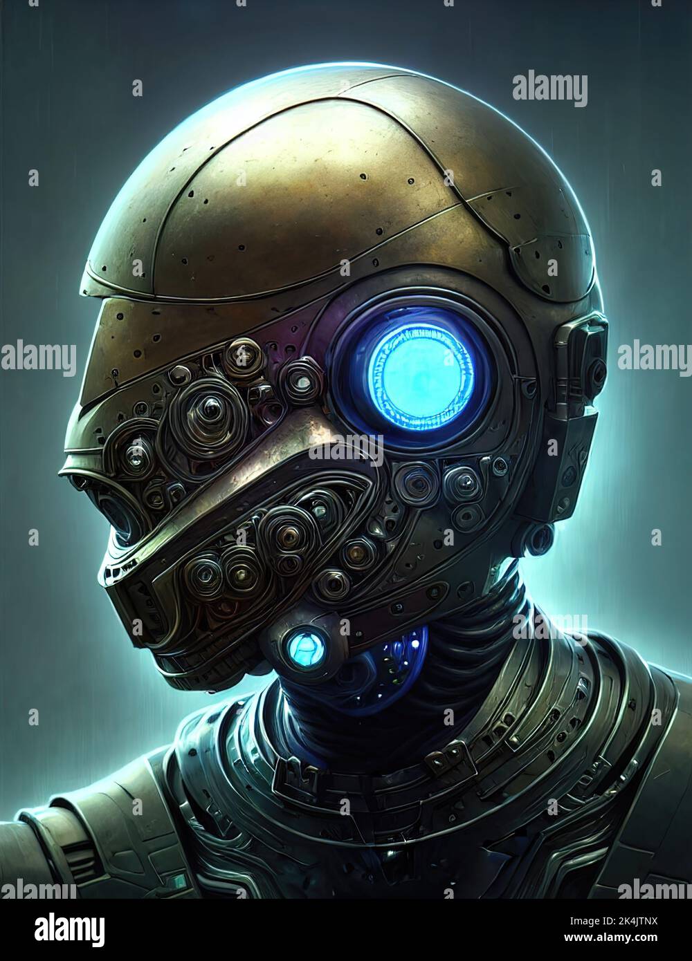 Futuristic Robot Mask