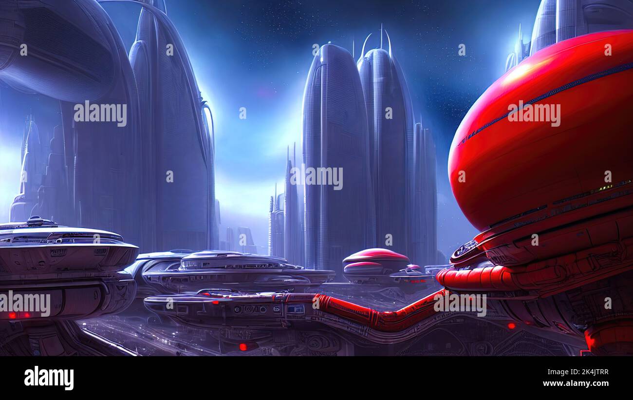 City Science Fiction Space