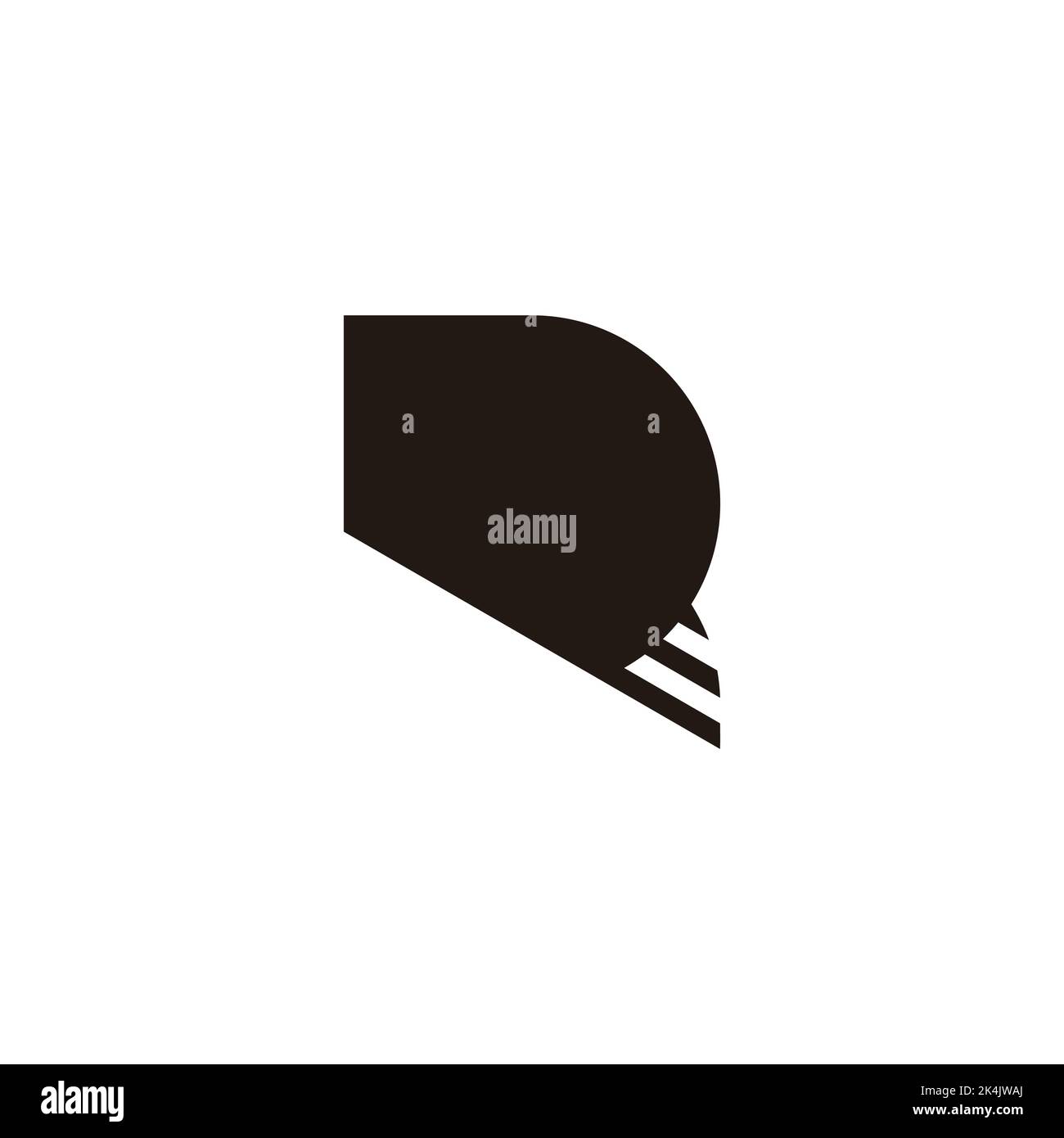 letter r abstract shadow geometric simple logo vector Stock Vector ...