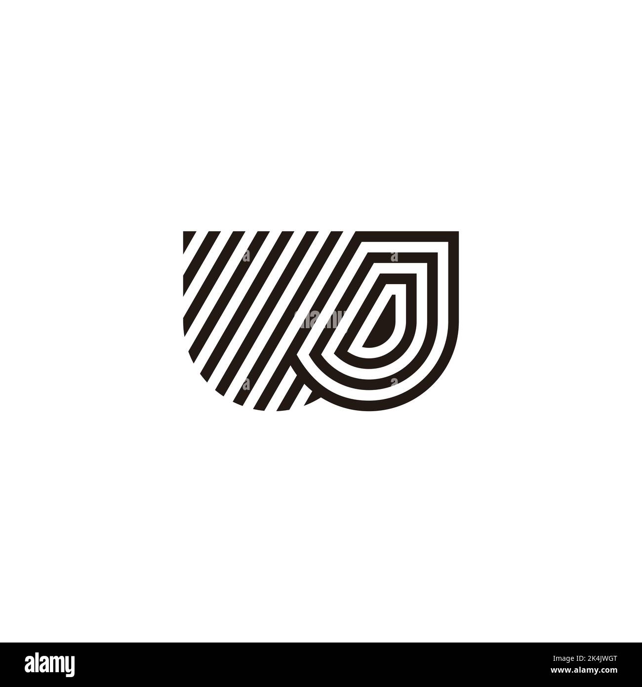 letter wj stripes geometric line logo vector Stock Vector Image & Art ...