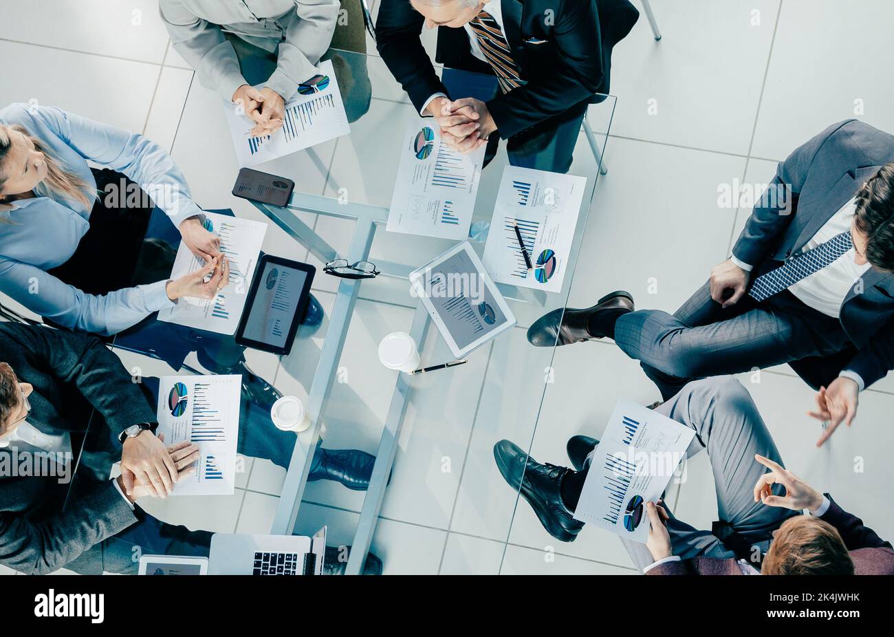 Top view people sitting hi-res stock photography and images - Alamy