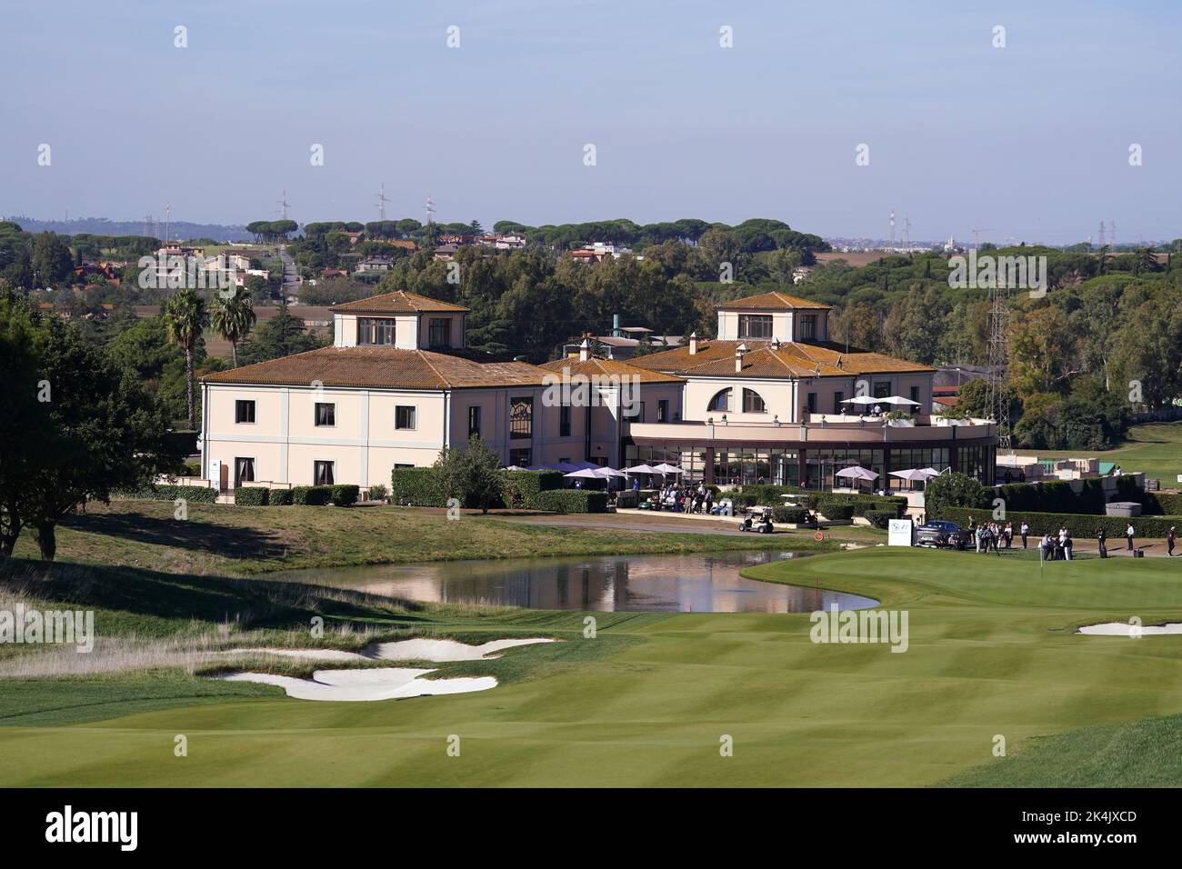 A general view at the Marco Simone Golf and Country Club in Rome, Italy ...