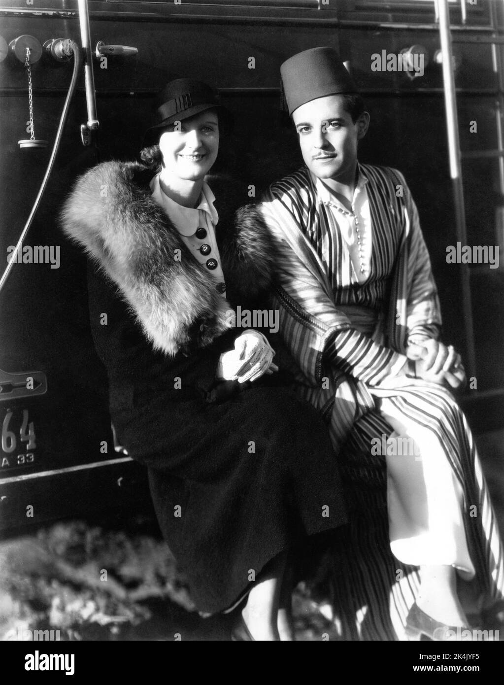 RAMON NOVARRO with visiting Picture Show British film magazine ...