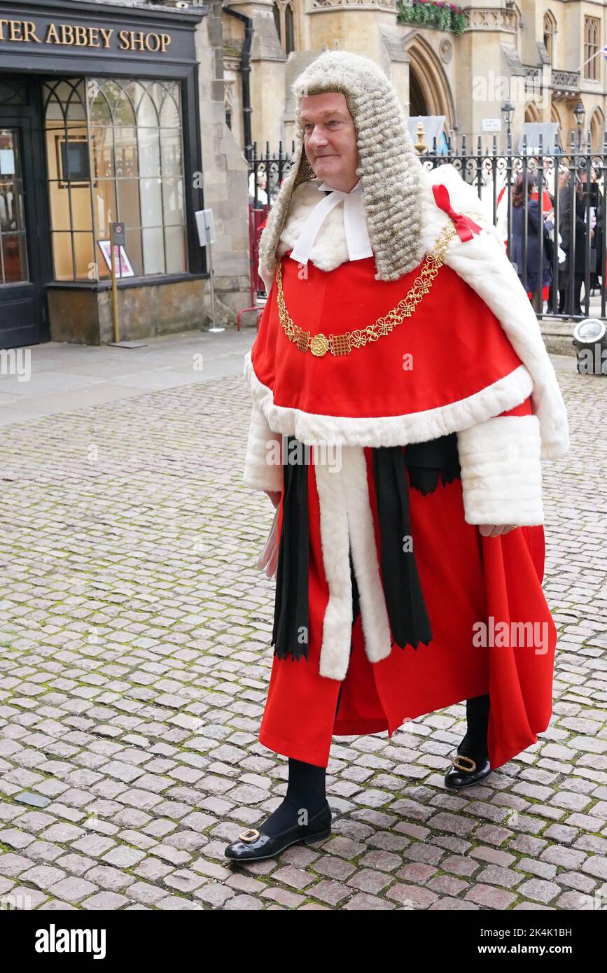 Lord Burnett of Maldon, the Lord Chief Justice of England and Wales ...