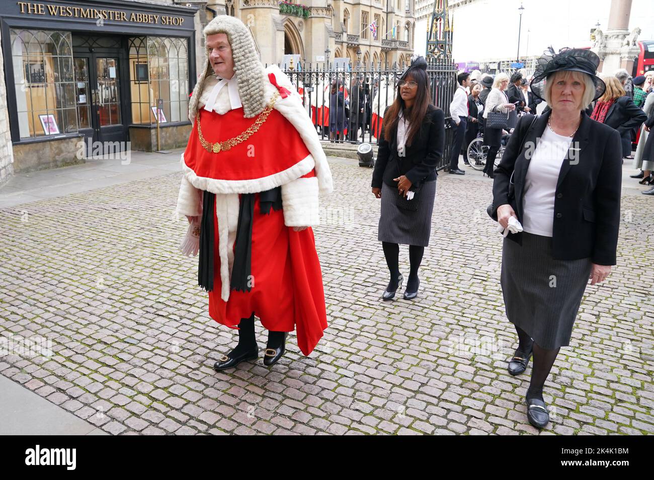 Lord Burnett of Maldon (left), the Lord Chief Justice of England and ...