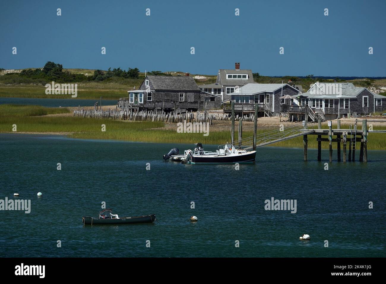 panorama of Sandy Neck Lighthouse atlantic ocean cape cod barnstable ...