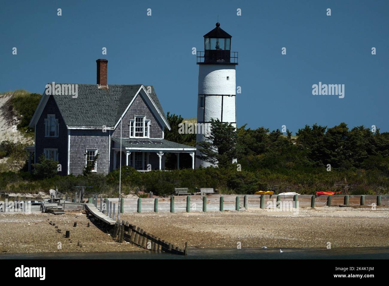 panorama of Sandy Neck Lighthouse atlantic ocean cape cod barnstable ...