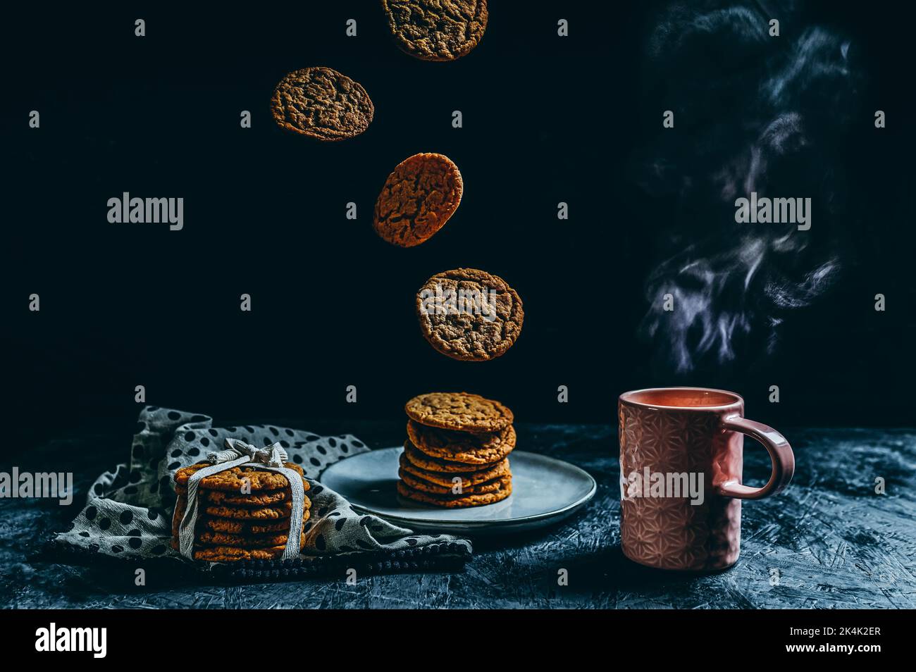 Flying biscuit hi-res stock photography and images - Alamy