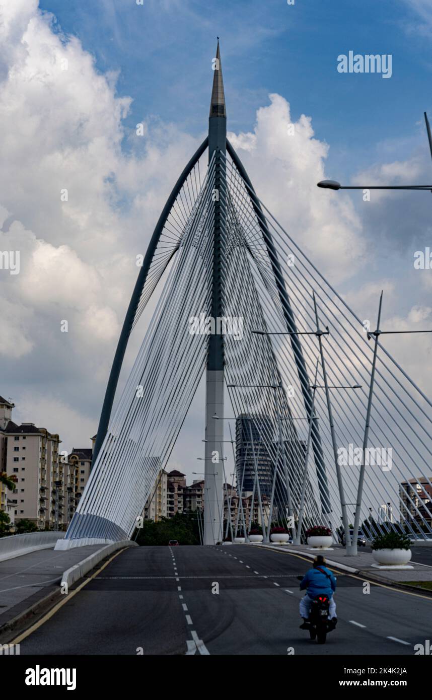 Malaysia, July 10, 2022 - Bridge between Kuala Lumpur and Malaka Stock ...