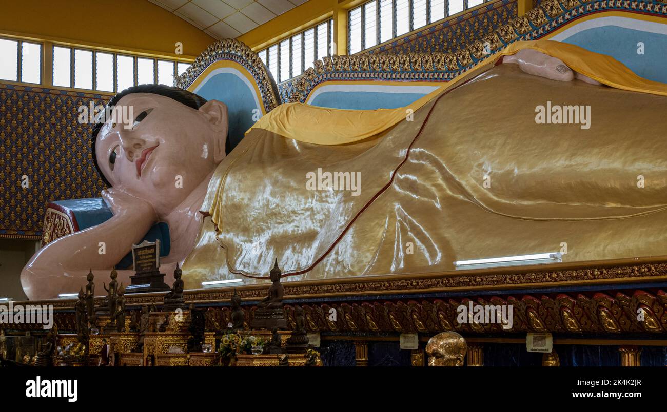 Malaysia, July 10, 2022 - Chaiya Mangalaram Thai Buddhist Temple Stock ...