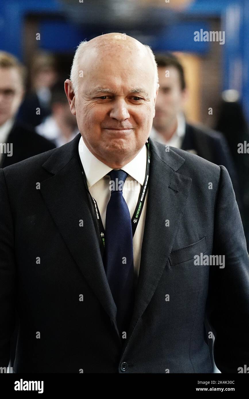 Sir Ian Duncan Smith arrives for the Conservative Party annual ...