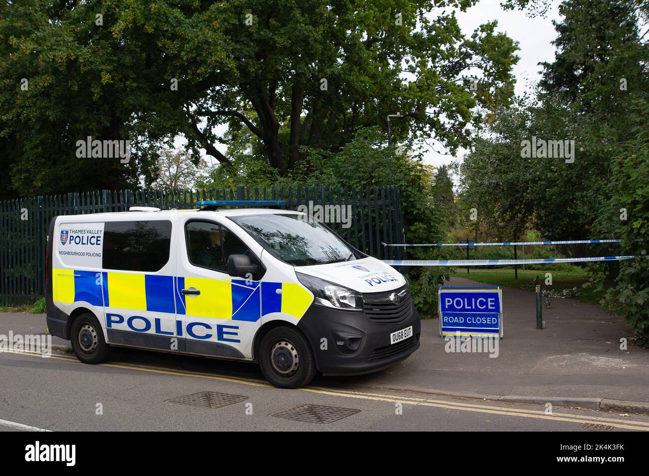 Slough, Berkshire, UK. 3rd October, 2022. Thames Valley Police are ...